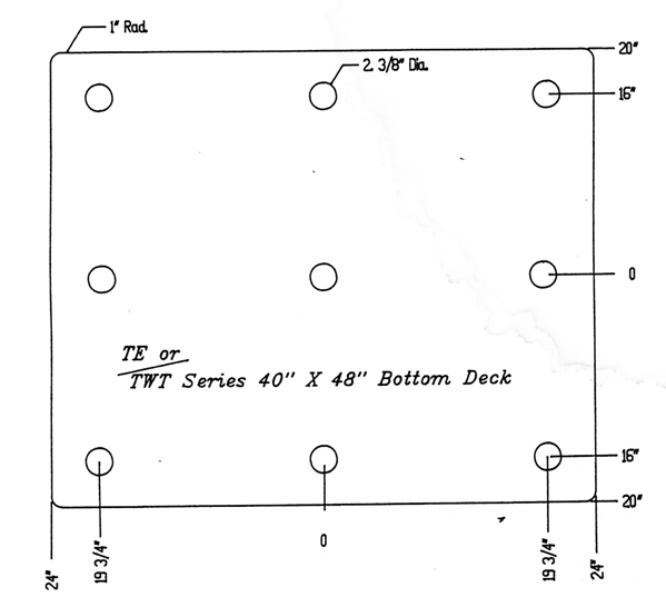 FlaniWorks - Wonder TWT Hex Leg, Pallet Deck Supports, Pallet Deck legs ...